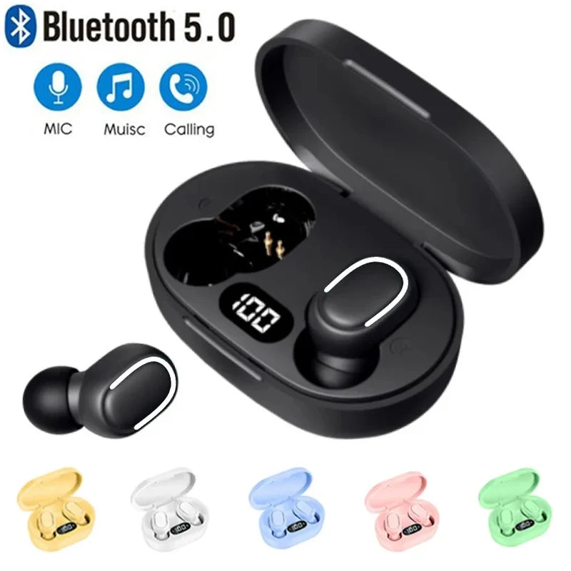 E7S TWS Bluetooth Earphones – Waterproof Noise-Canceling Sports Buds ...