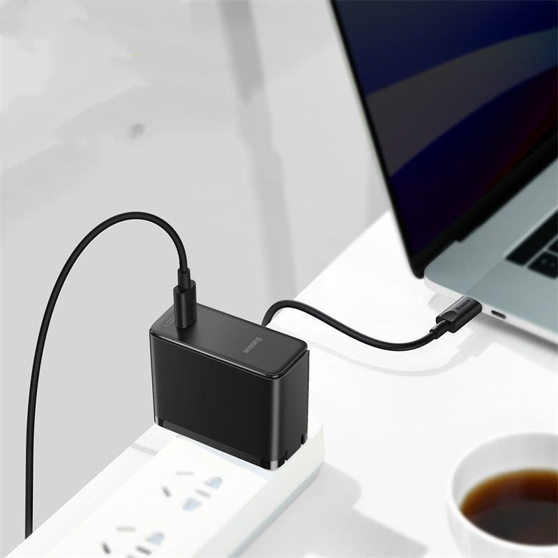 100W GaN Type-C Fast Charger – High-Speed USB-C Power Adapter with LED — Zirozi